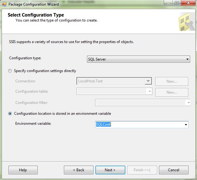 SQL Server Indirect Configuration - SSIS - RADACAD
