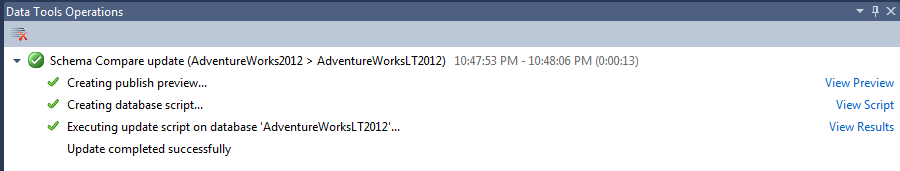 SSDT as a Database Schema Compare Tool - RADACAD