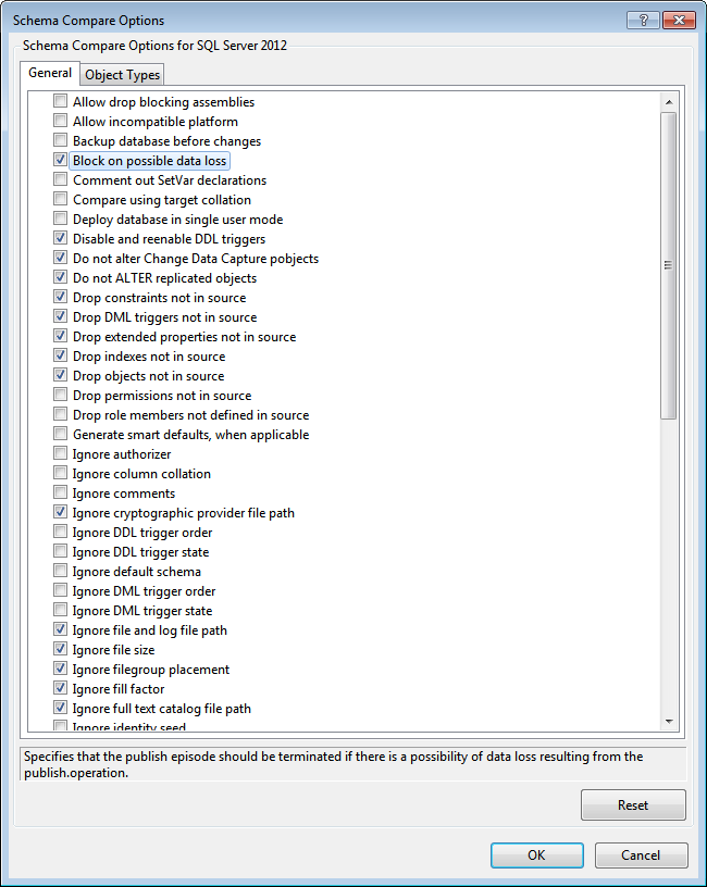 SSDT as a Database Schema Compare Tool - RADACAD