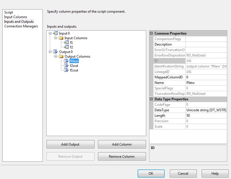 Using Script Component Transformation as SQL Server Function derived ...