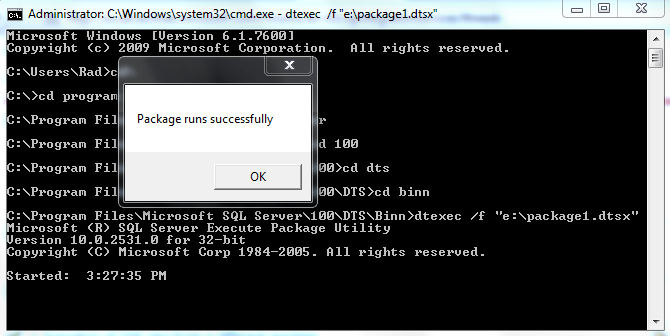 Minimum Requirement To Execute Ssis Package Radacad