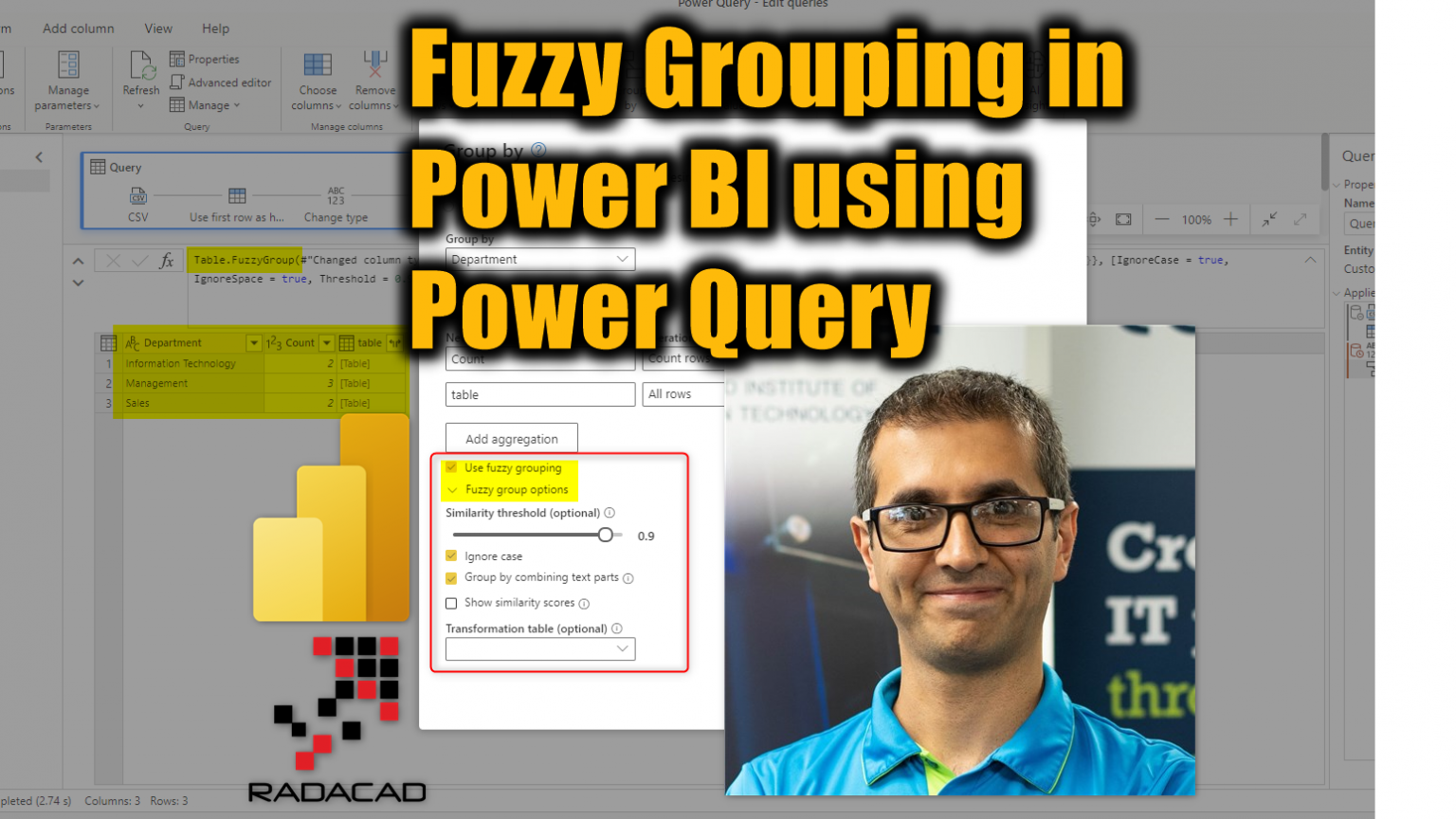 Fuzzy Grouping in Power BI using Power Query - RADACAD