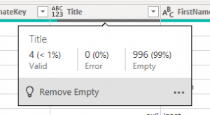 Know Your Data Better by Column Profiling In Power BI using Power Query ...
