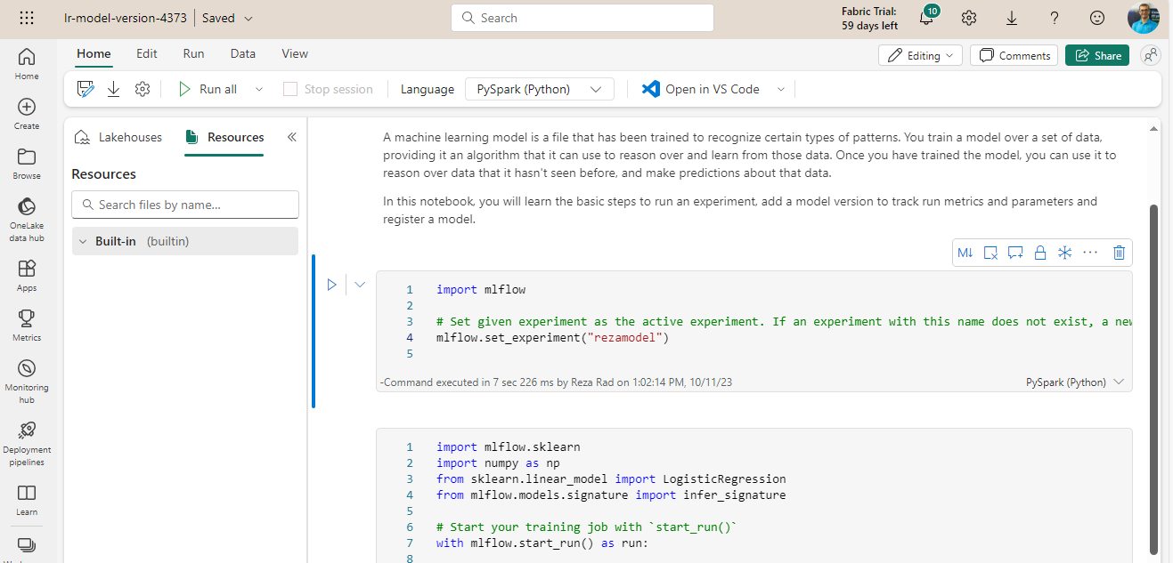 Data Science in Microsoft Fabric - RADACAD