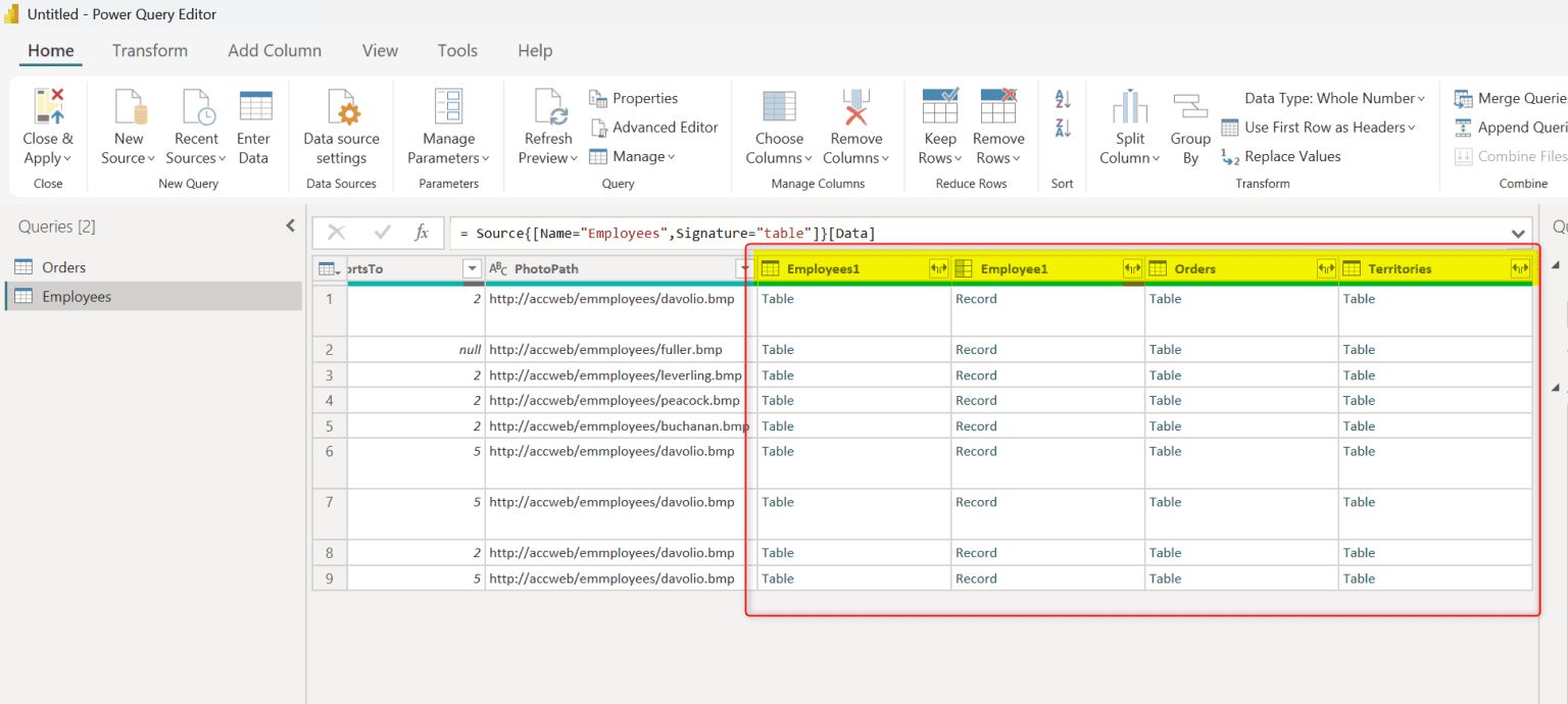 Merge Data Tables Easily in Power BI and Power Query using Include ...